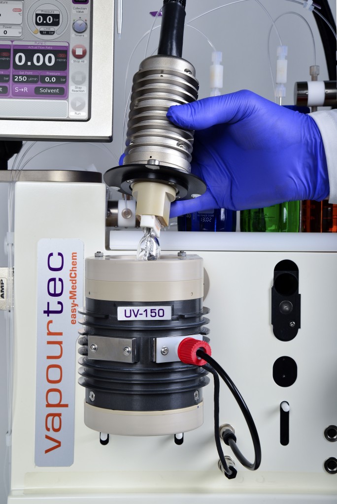 Photochemical UV-150 reactor - light sources