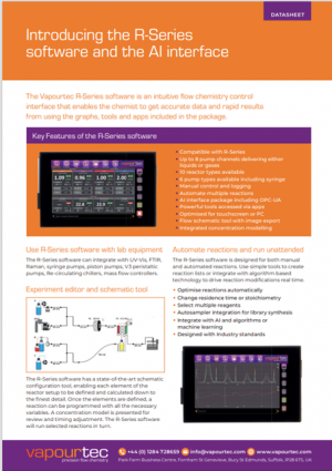 Datasheets - Vapourtec