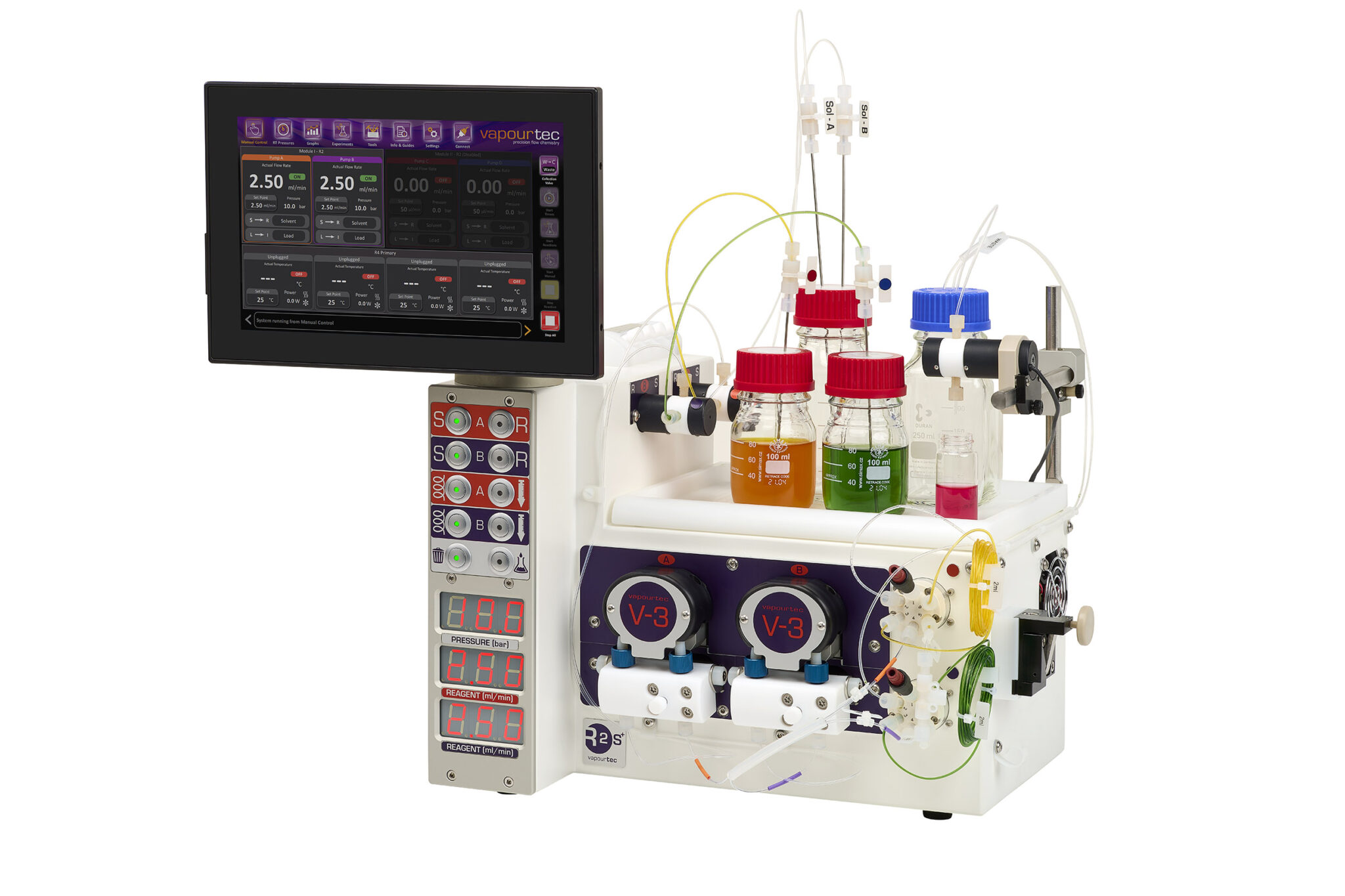 Pump modules for slurries - Vapourtec